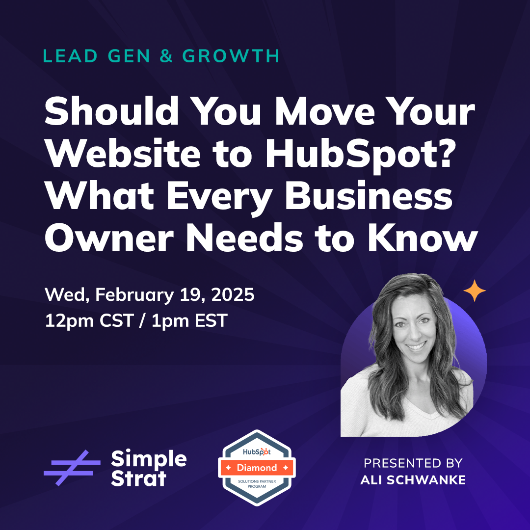 Webinars | Simple Strat